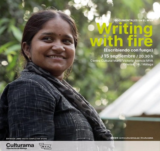 Writing with fire (Escribiendo con fuego) | Málaga de Cultura